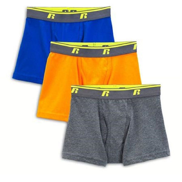 Russell Mens Comfort Performance Short Leg Boxer Briefs 6pk in Famous ...