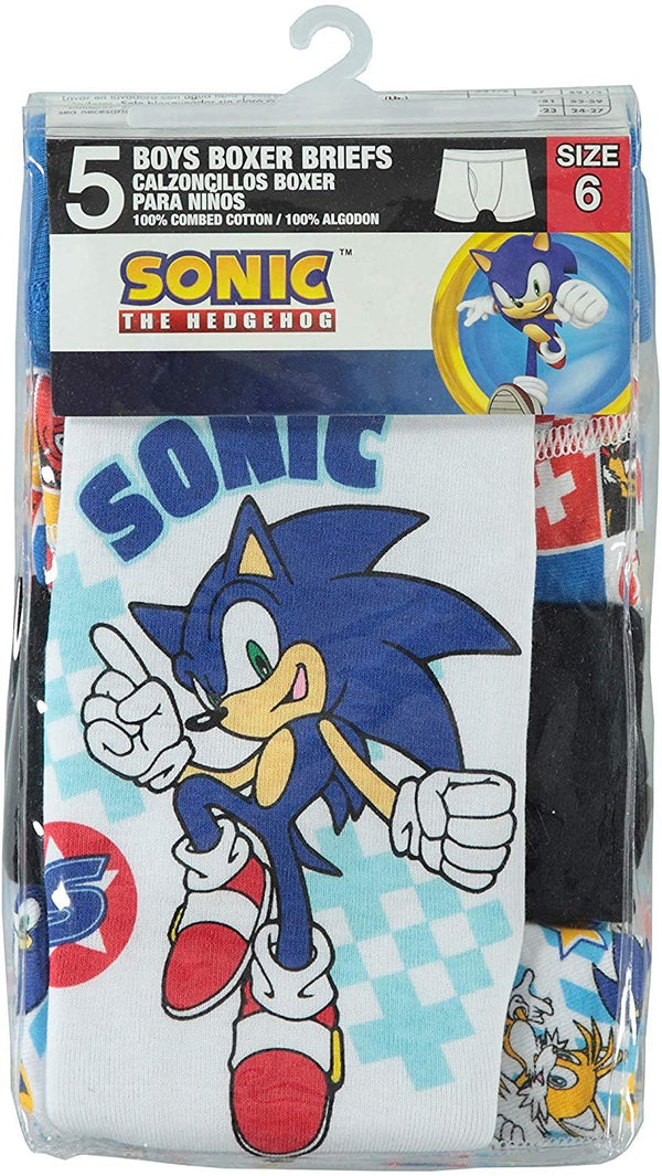 Handcraft Men's Sonic The Hedgehog 5pk Boxer Briefs – sandstormusa