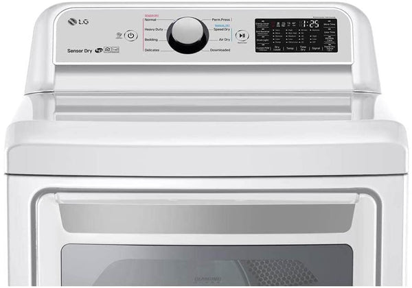 LG DLE7300WE 7.3 cu. ft. Smart Wi-Fi Enabled Electric Dryer with Senso ...